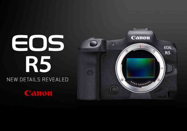 EOS R5 camera by Canon is packed with the finest features.