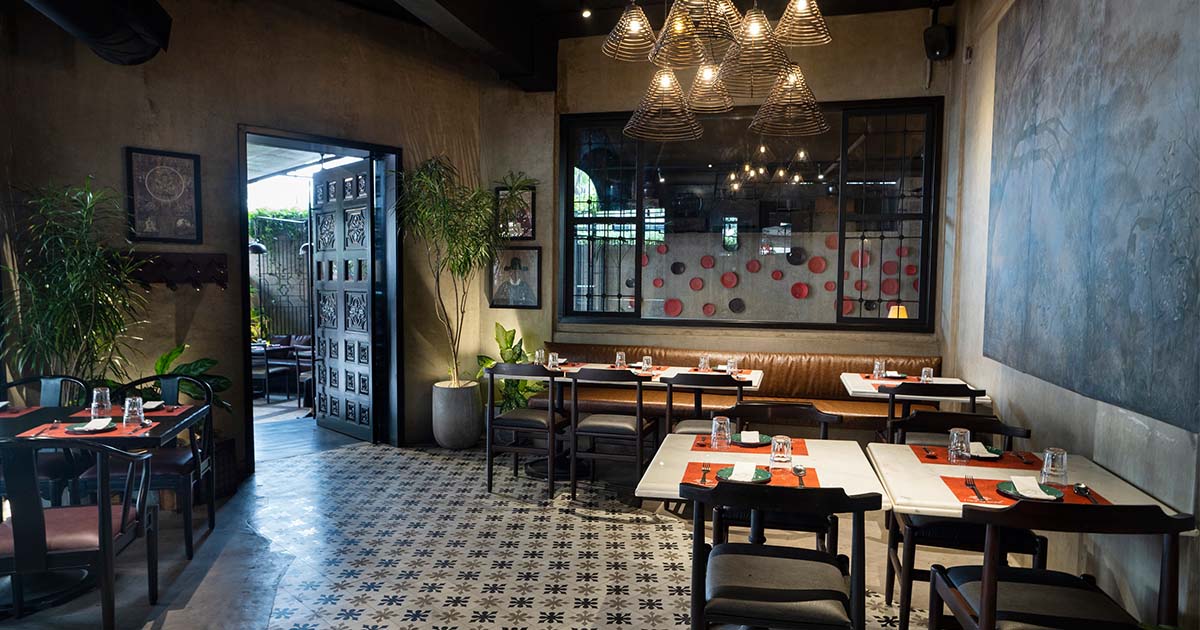 Facing East an Asian restaurant designed by Interior Designer Misbah Kapadia of Design Konstruct ...