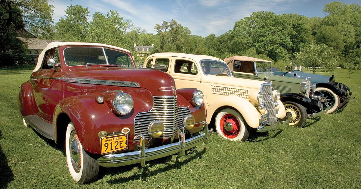 Classic Cars, History, and a Scenic Fall in The Countryside of ...